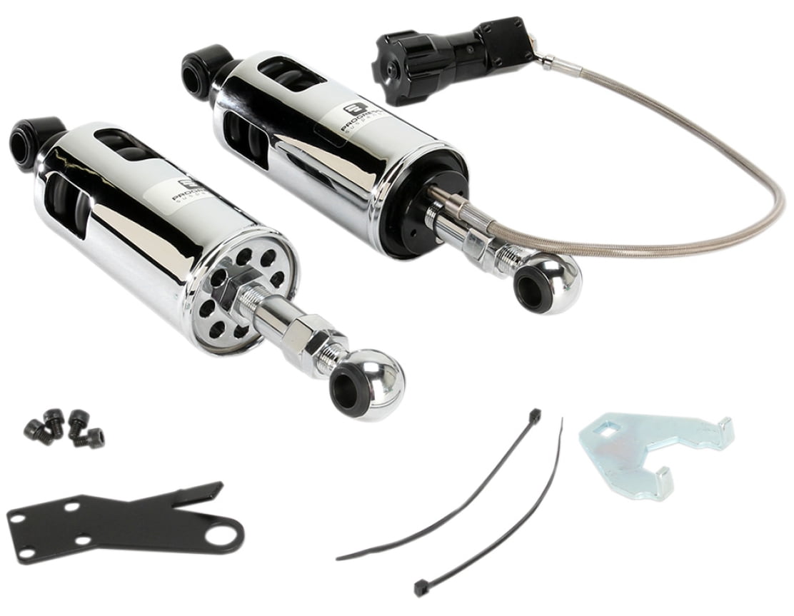 Progressive 422 Series Chrome Rear Shocks w/RAP (422-4103C) - Walmart.com