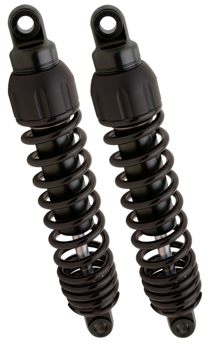 Progressive 444 Series Motorcycle Heavy Duty Black 12.5" Rear Shocks ...