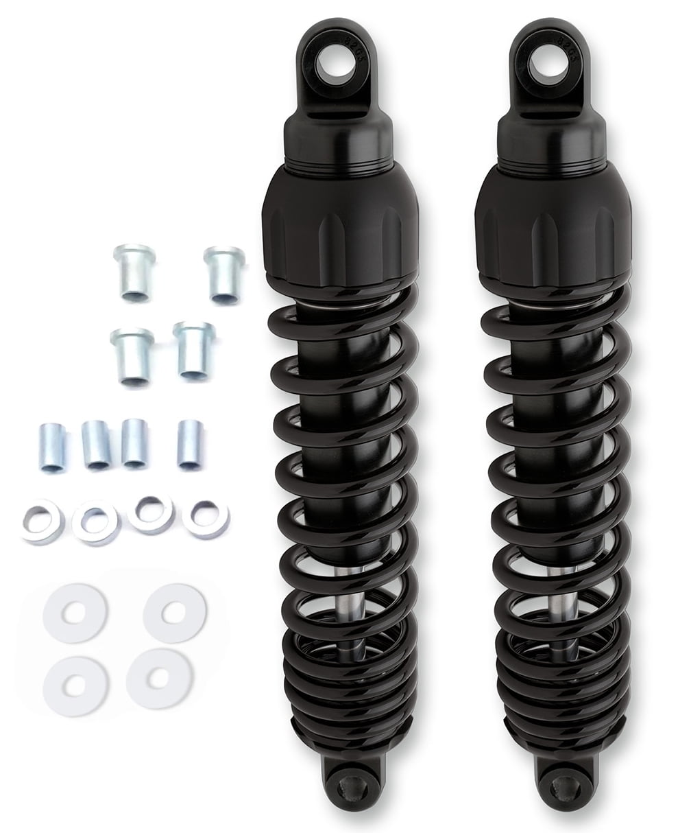 Progressive 444 Series Motorcycle Heavy Duty Black 12" Rear Shocks (444 ...
