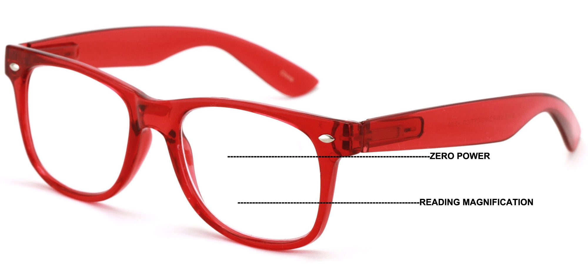 Progressive Clear Bifocal Reading glasses - No Line or Bubble - Zero ...
