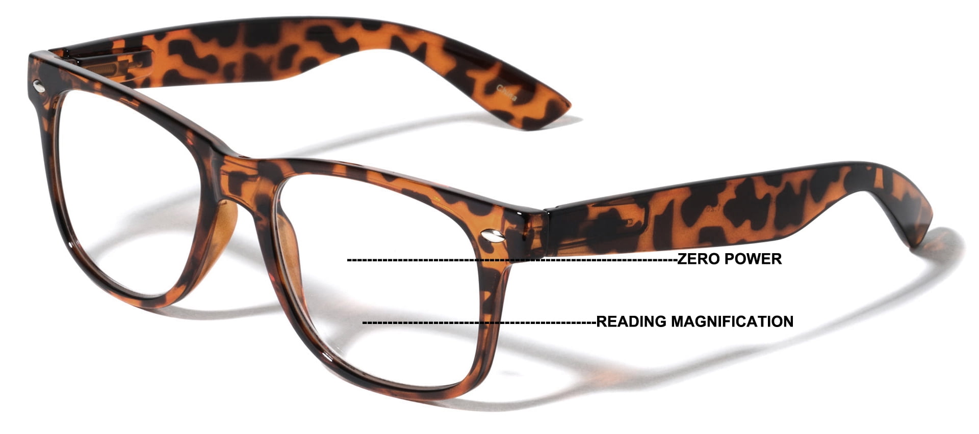 Progressive Clear Bifocal Reading glasses - No Line or Bubble - Zero ...