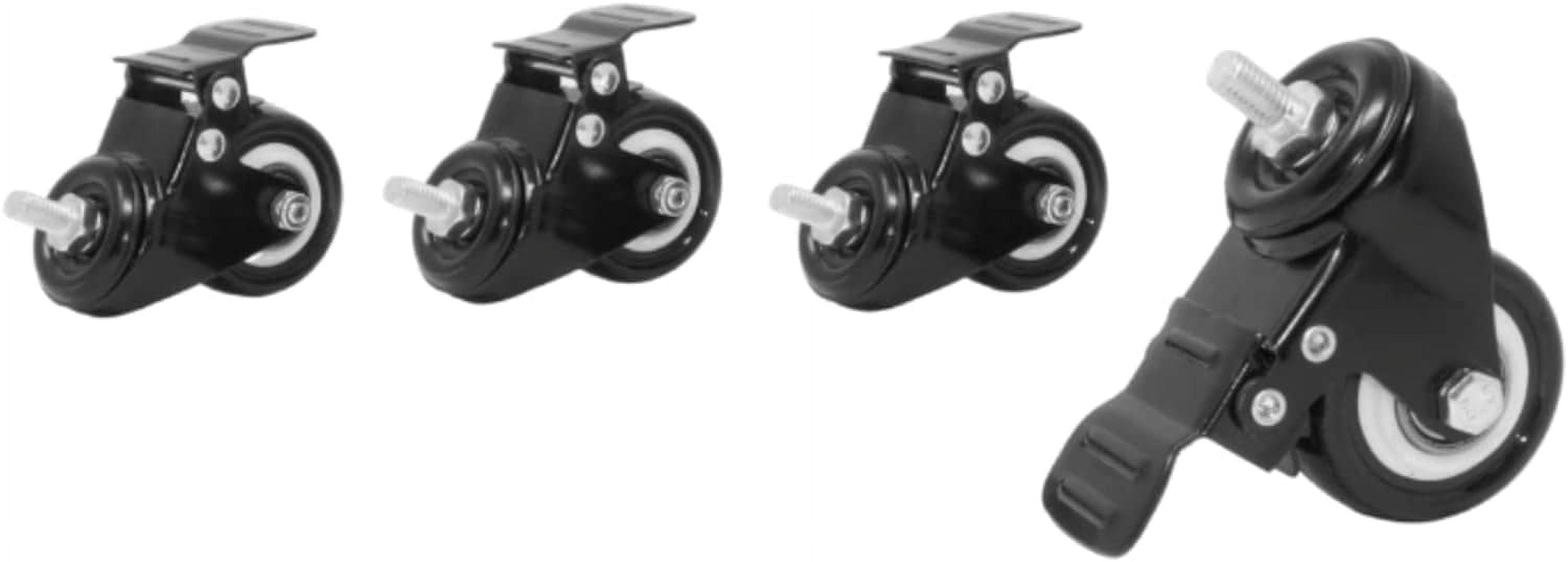 Progressive Desk Standing desk wheels, set of 6 lockable casters for ...