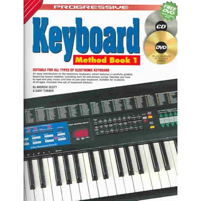 Progressive Electronic Keyboard Method Book 1 Andrew Scott; Gary Turner - Book/Dvd/Cd - Walmart.com