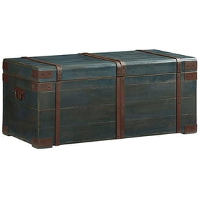 Storage Trunks Blue Accent Furniture