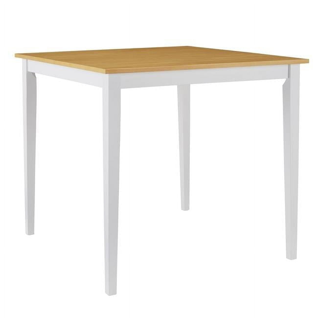 Progressive Furniture High Kitchen Counter Table, Light Oak White ...