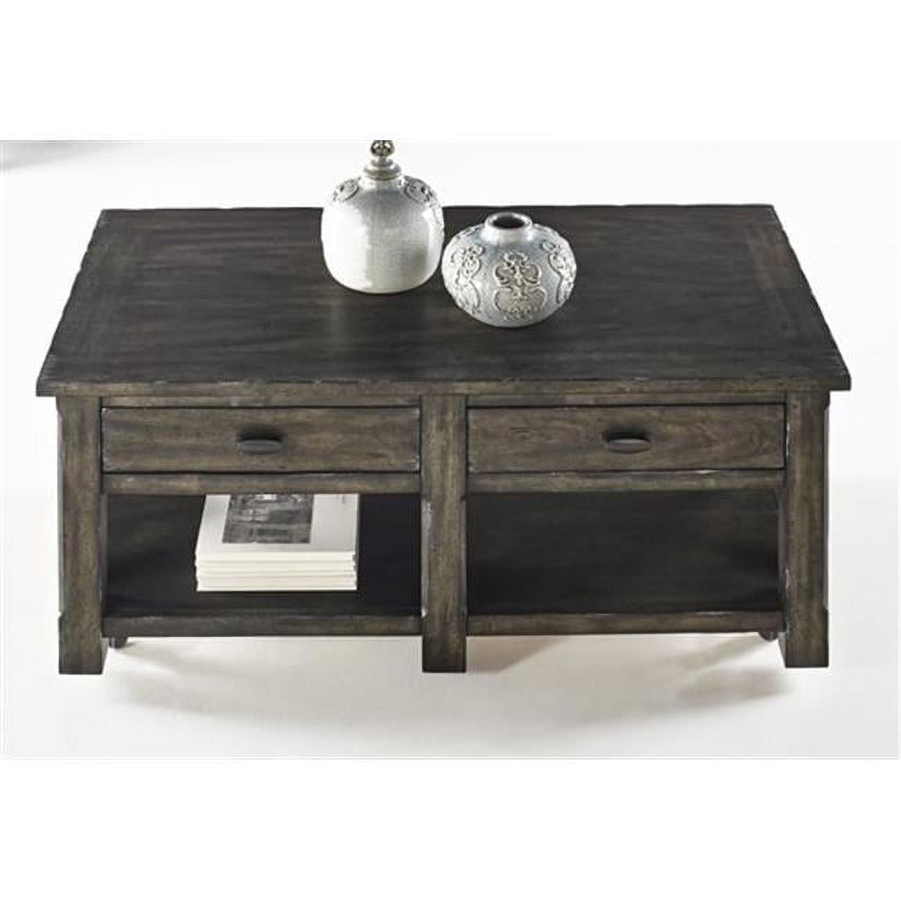 Progressive Furniture Crossroads Rectangular Cocktail Table - Smokey ...