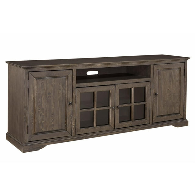 Progressive Furniture 82 Inch Hamilton Console in Storm Gray with ...