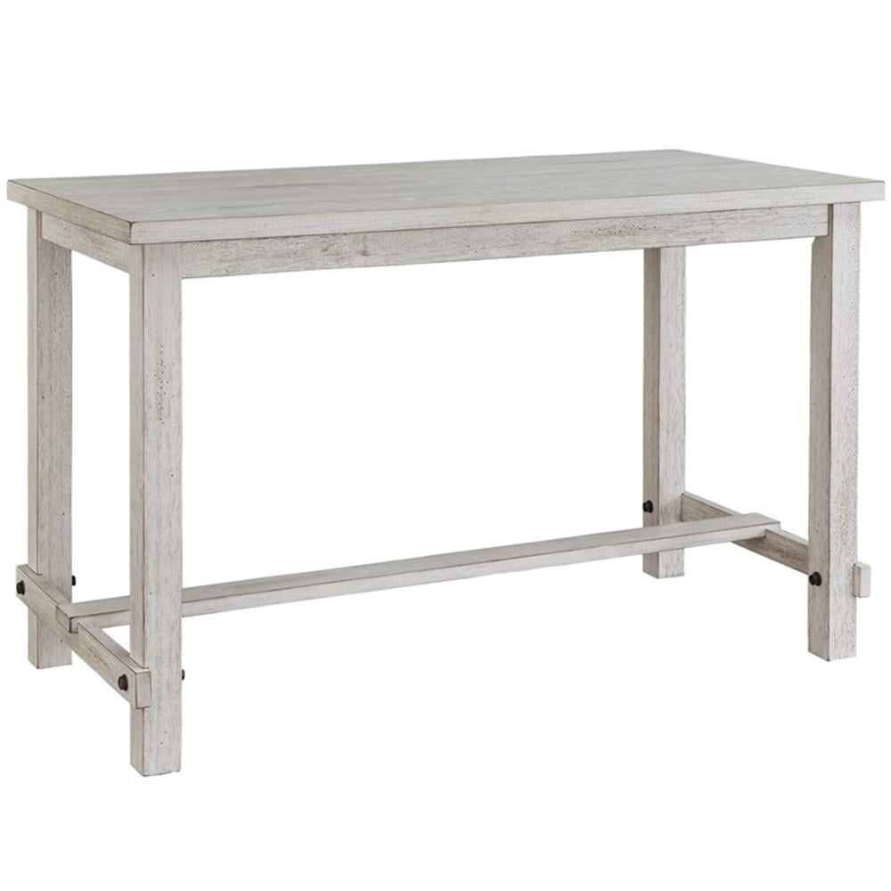 Progressive Furniture Harmony Cove Rectangular Wood Counter Table ...