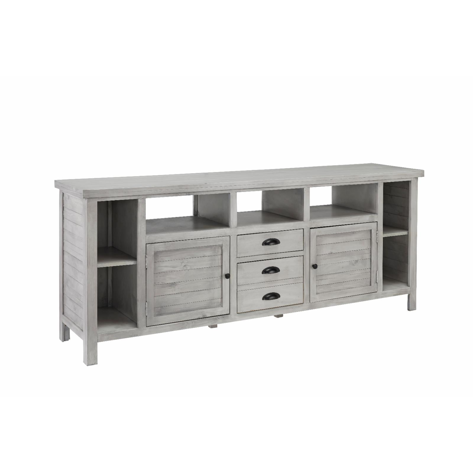 80 Inch Media console, Gray - Walmart.com