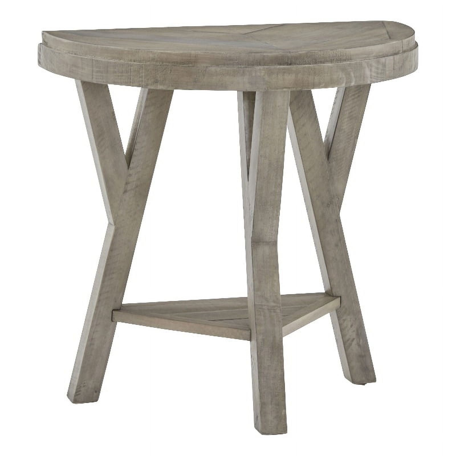 Progressive Furniture Market Street Wood Chairside Table in Boardwalk ...