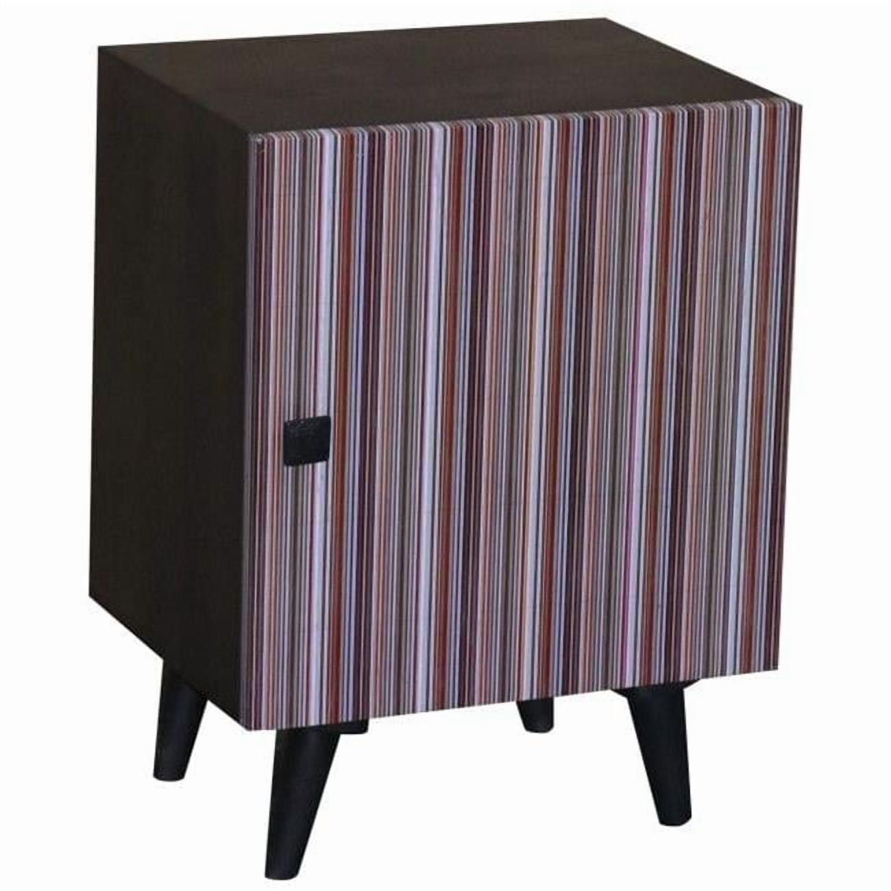 Progressive Furniture Outbound Wood Nightstand 1 Cabinet in Multi-Color ...
