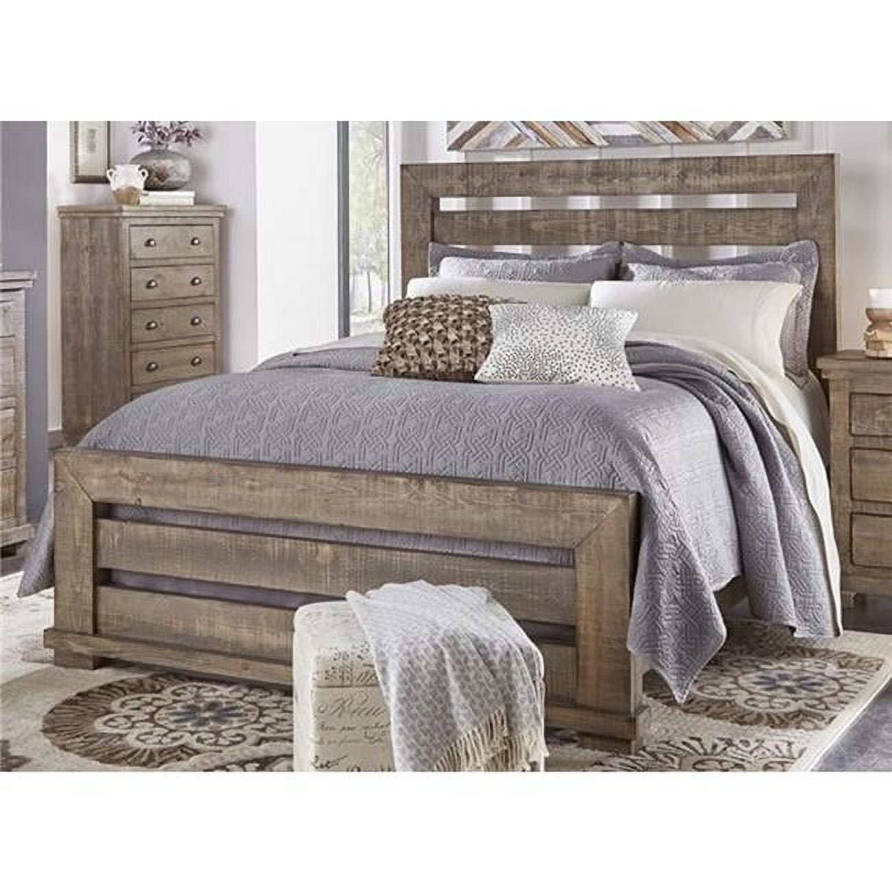 Progressive Furniture P635-61 Bedroom Slat Footboard - Queen - Walmart.com