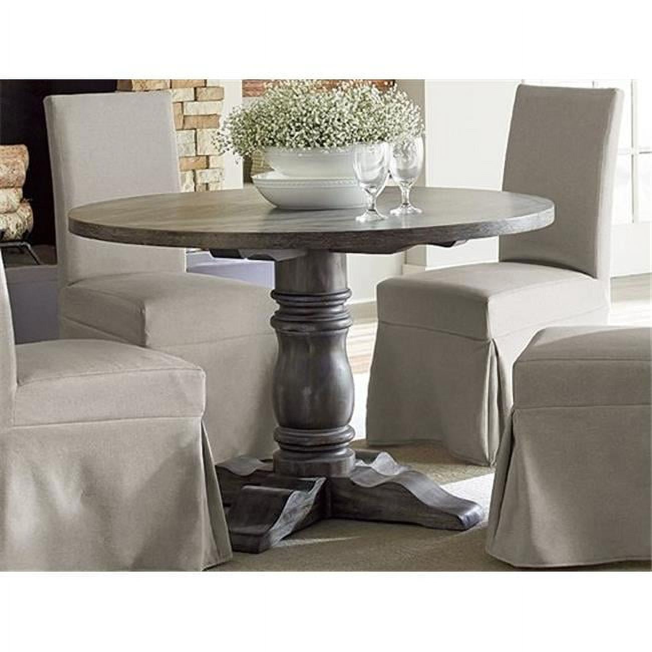 Progressive Furniture P836-13B-13T Muses Muses Round Dining Complete ...
