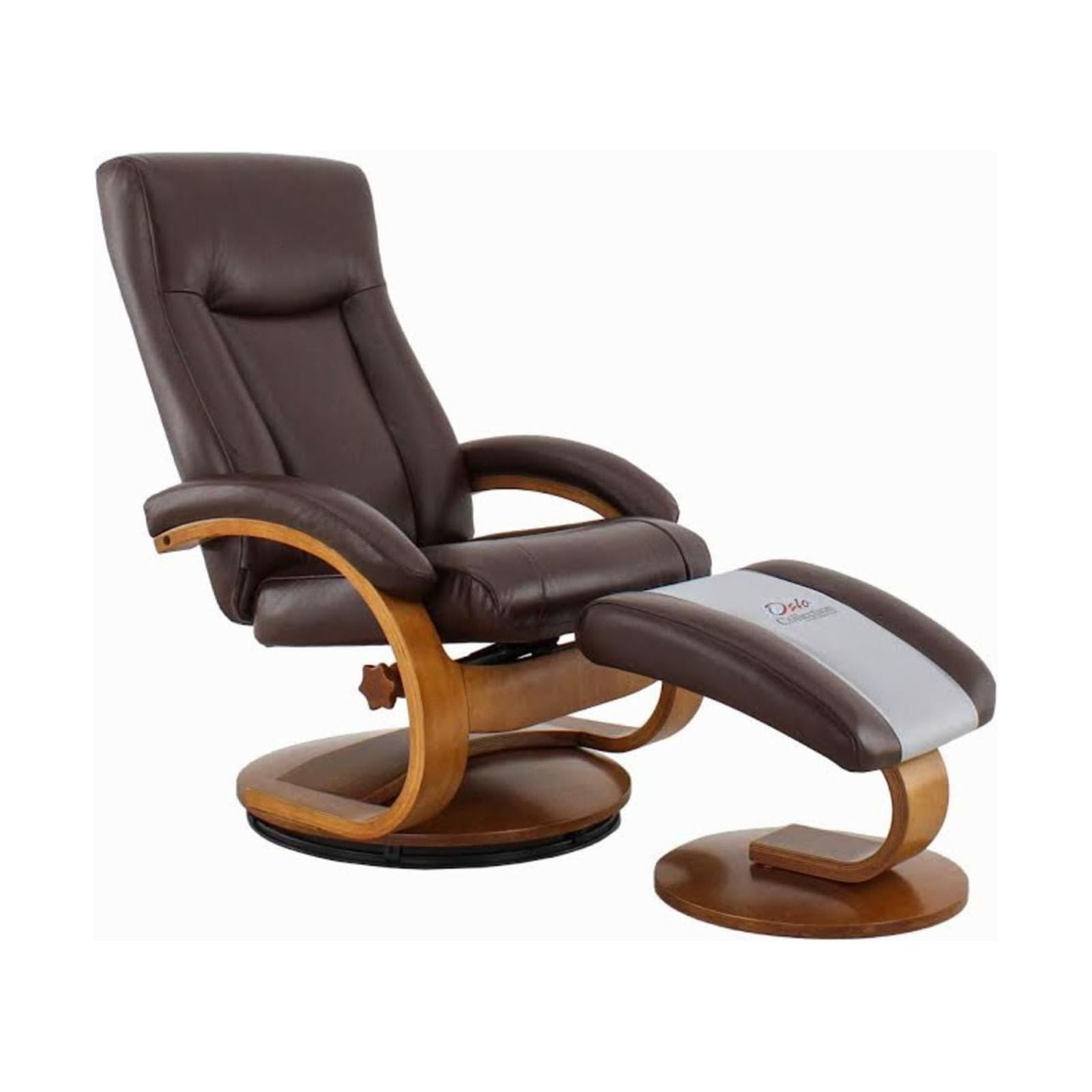 Progressive Furniture Relax-R Hamilton Air Leather Recliner, Ottoman ...