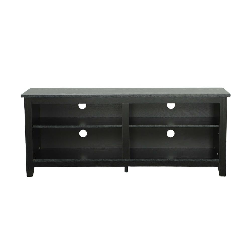 Progressive Furniture Taft 58 Inch TV Entertainment Console in Black ...