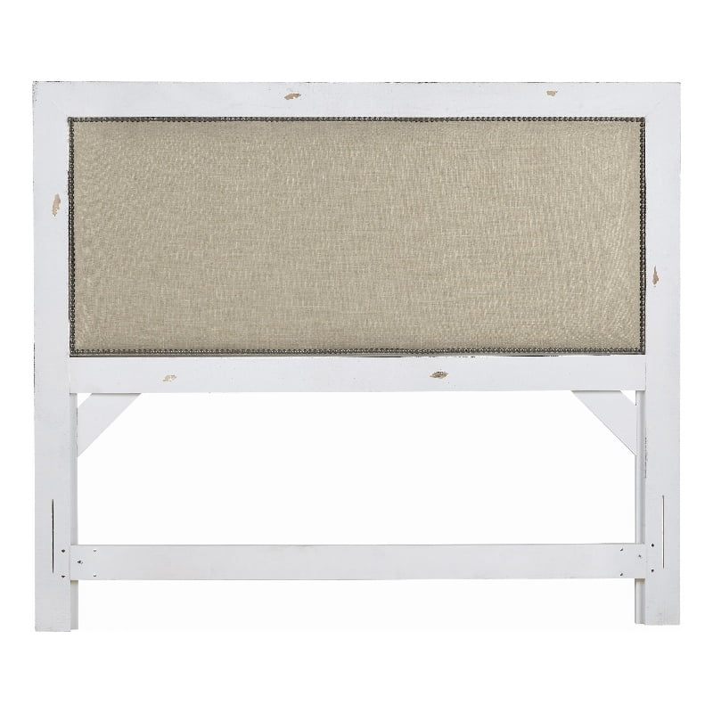 Progressive Furniture Willow Wood Full Upholstered Headboard in ...