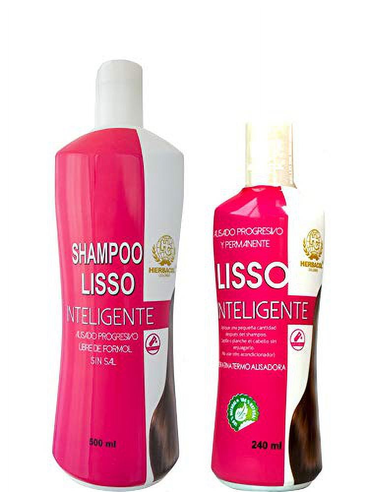 Progressive Hair Straightening Set - Lisso Inteligente Set/Shampoo and ...