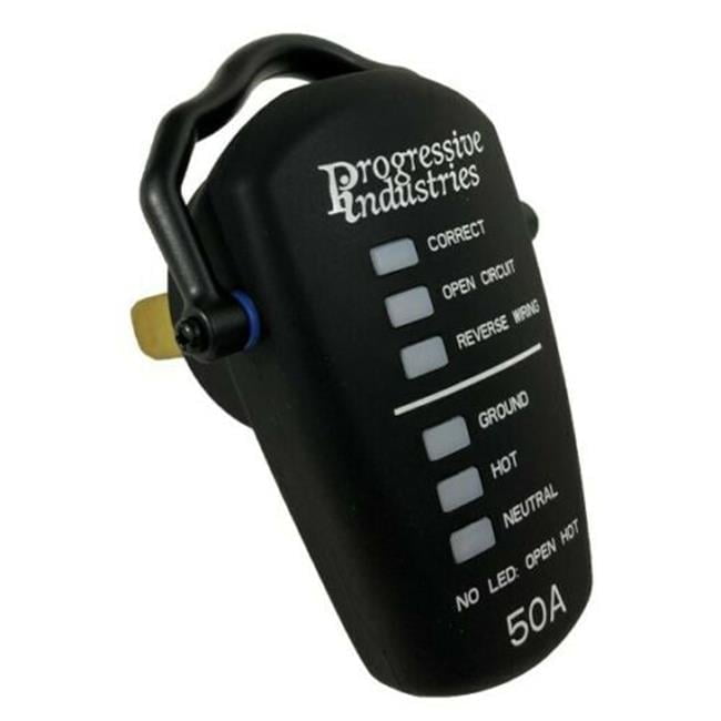 Progressive Industries 50A RV Receptacle Tester - Walmart.com