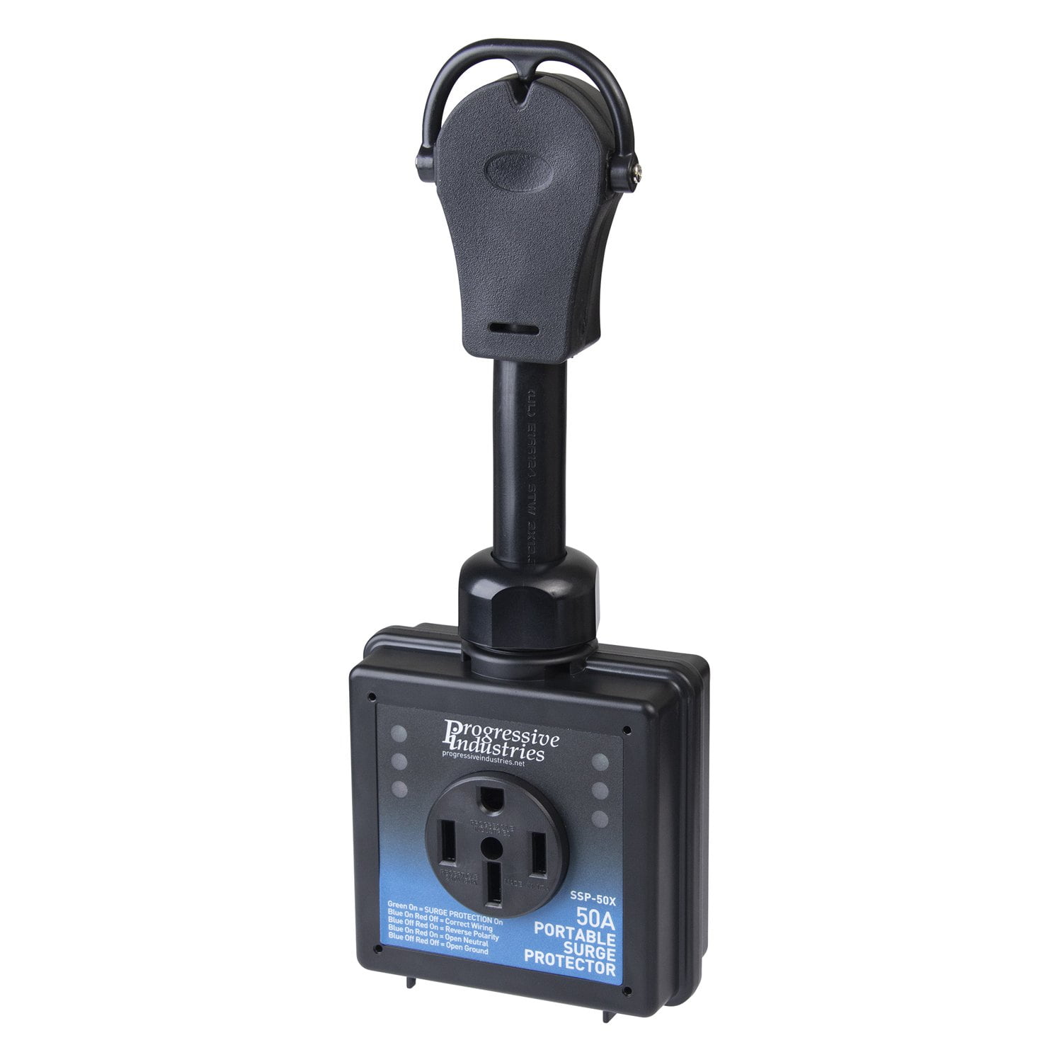 Progressive Industries Portable RV Surge Protector, 50 Amp, UL ...
