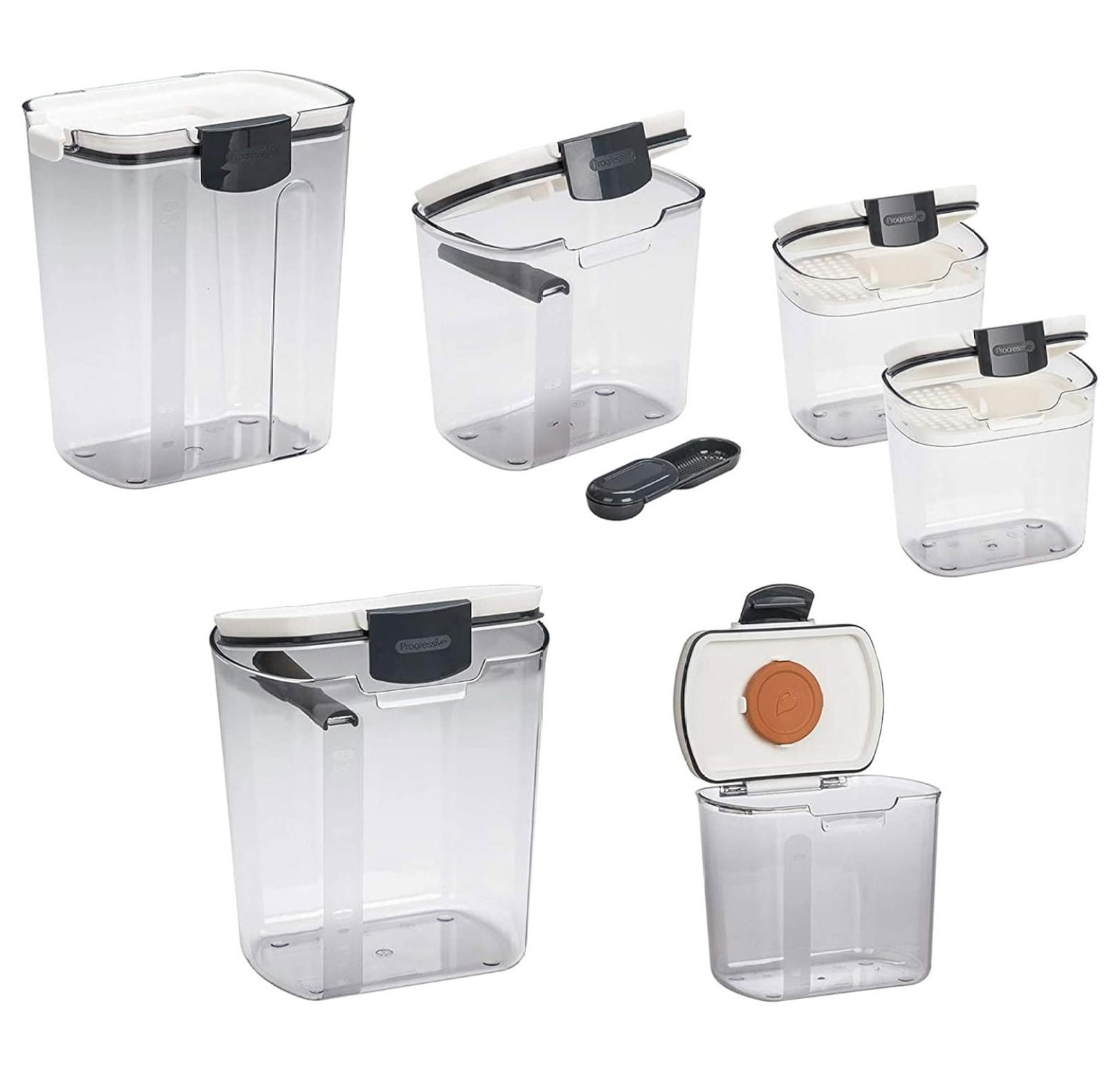 Progressive International PrepWorks 6-Piece Airtight Food Storage ...