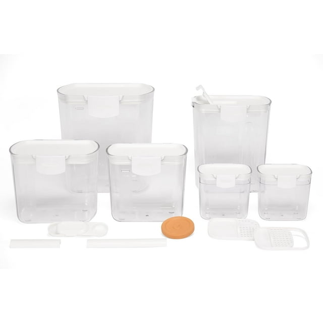 Progressive International Prepworks ProKeeper 6 Piece Kitchen Clear ...