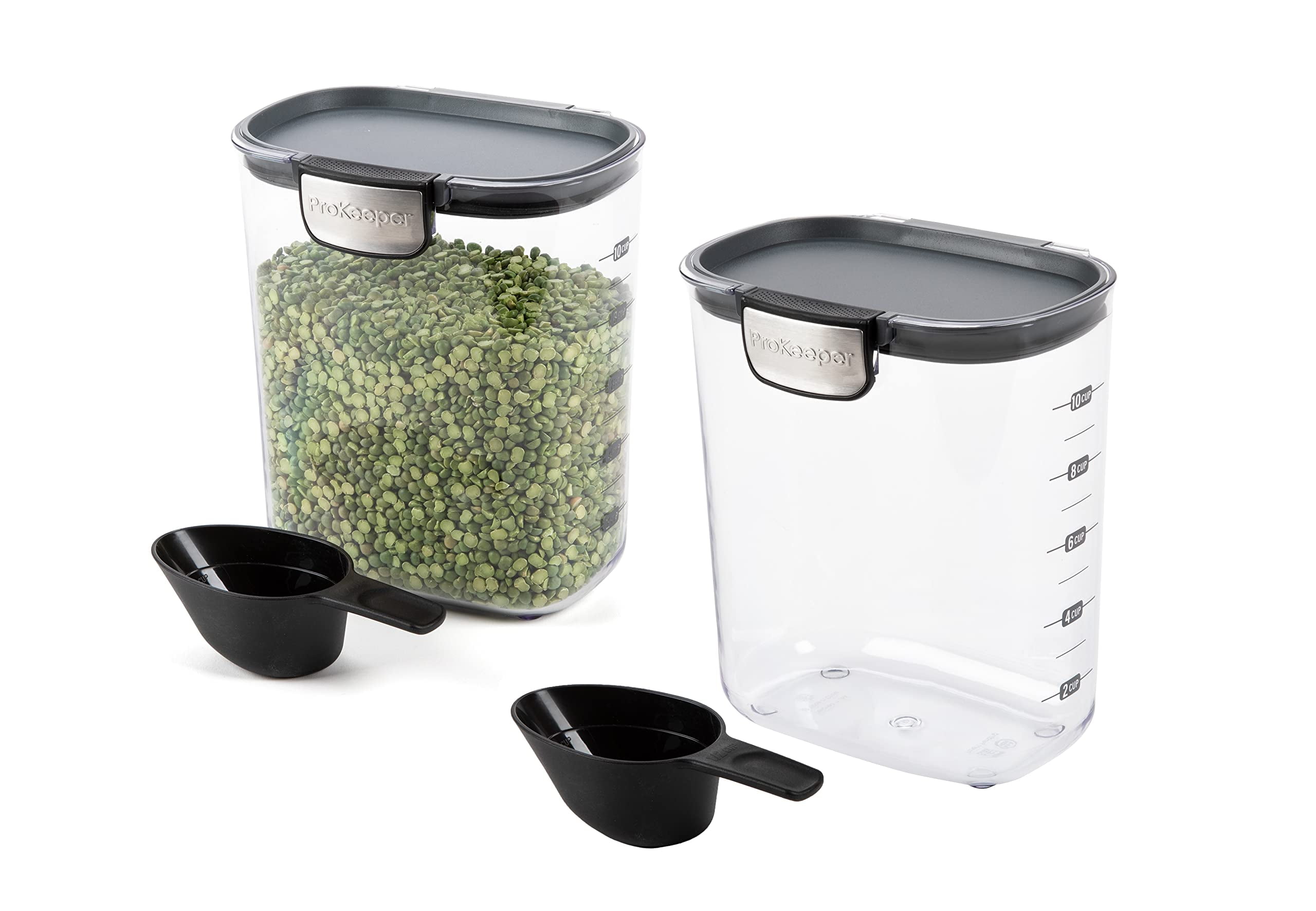 Progressive International ProKeeper+ Clear Plastic Airtight Food Baker ...