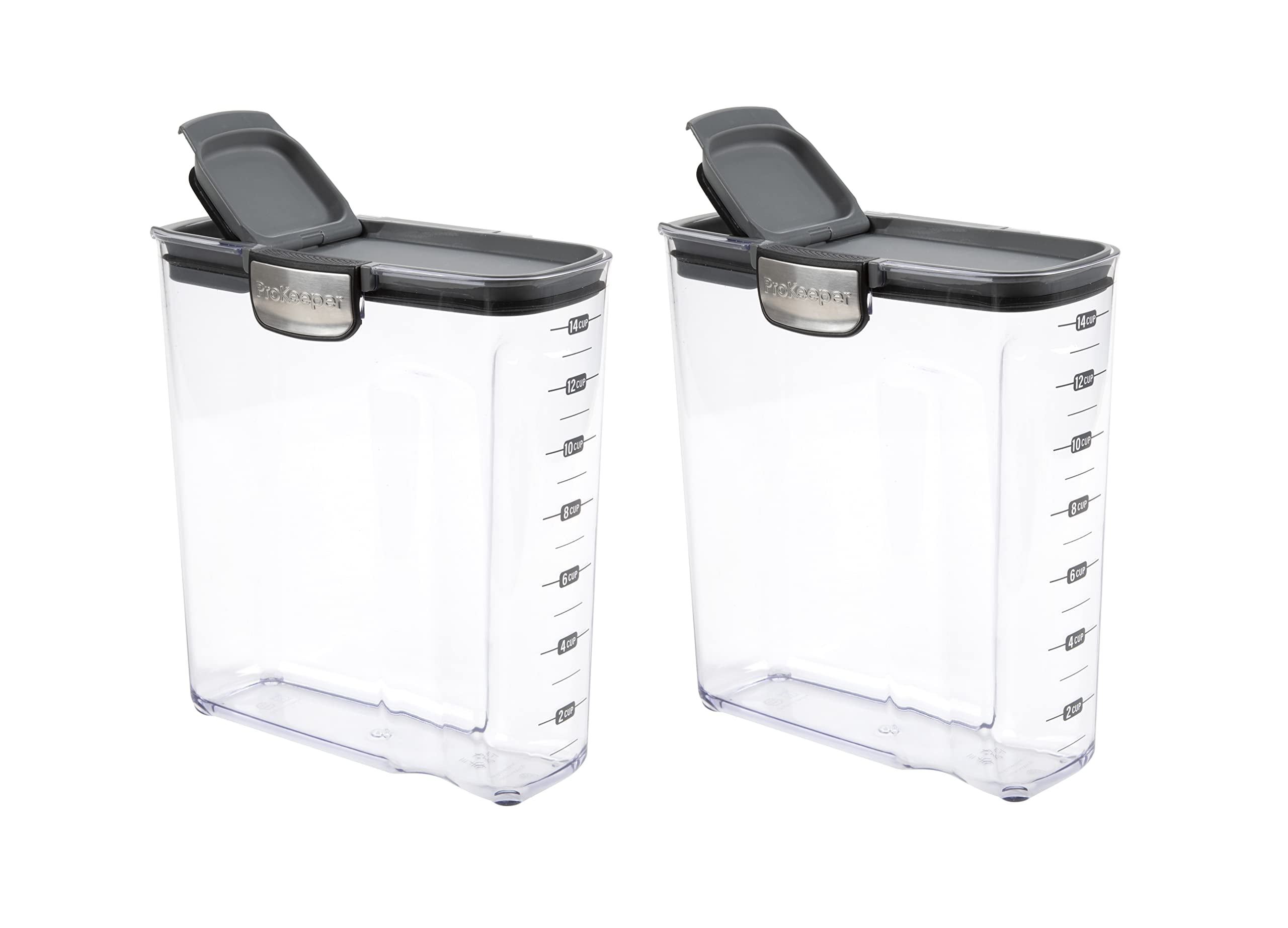 Progressive International ProKeeper+ Clear Plastic Airtight Food Baker ...