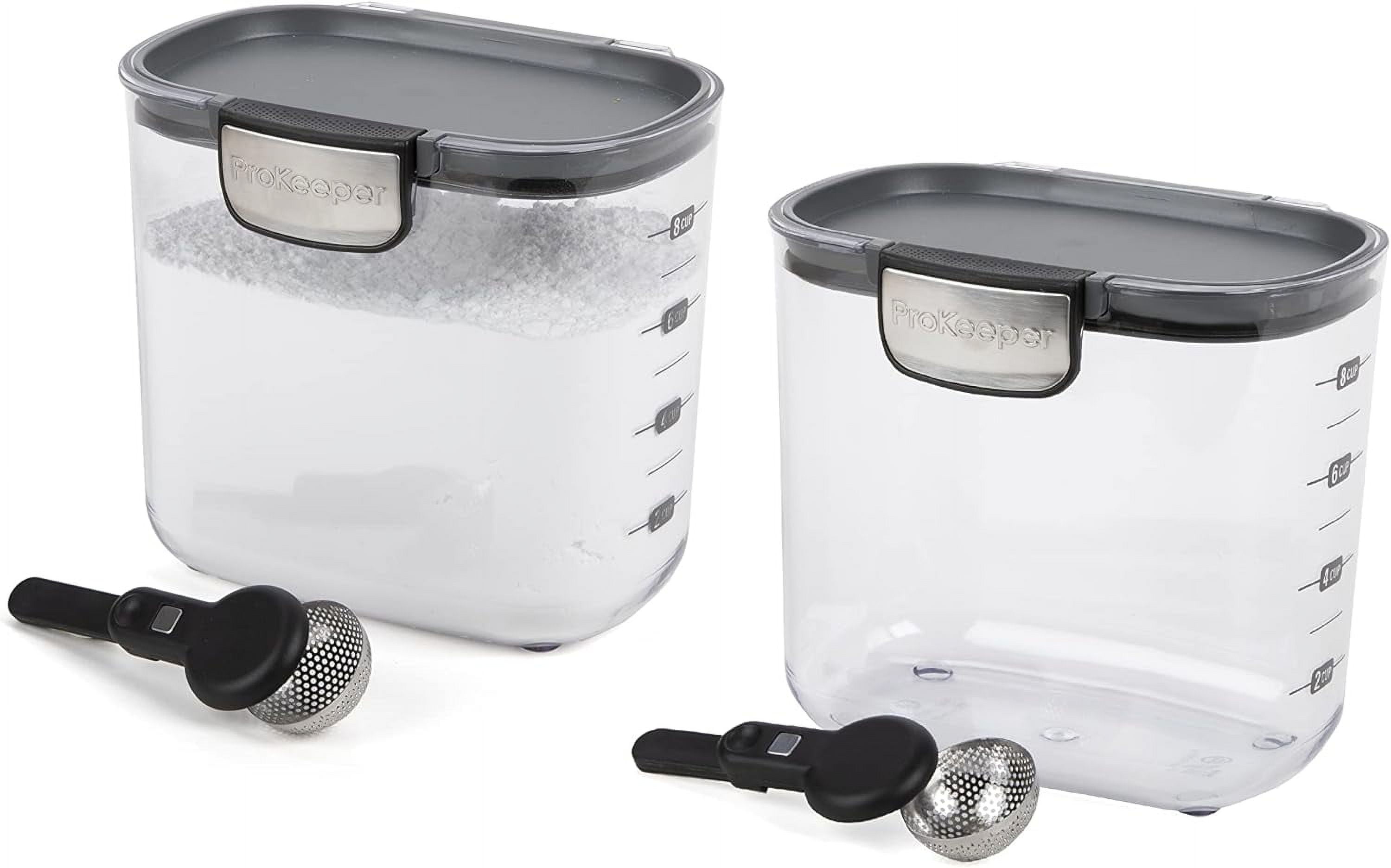 Progressive International ProKeeper+ Clear Plastic Airtight Food Baker ...