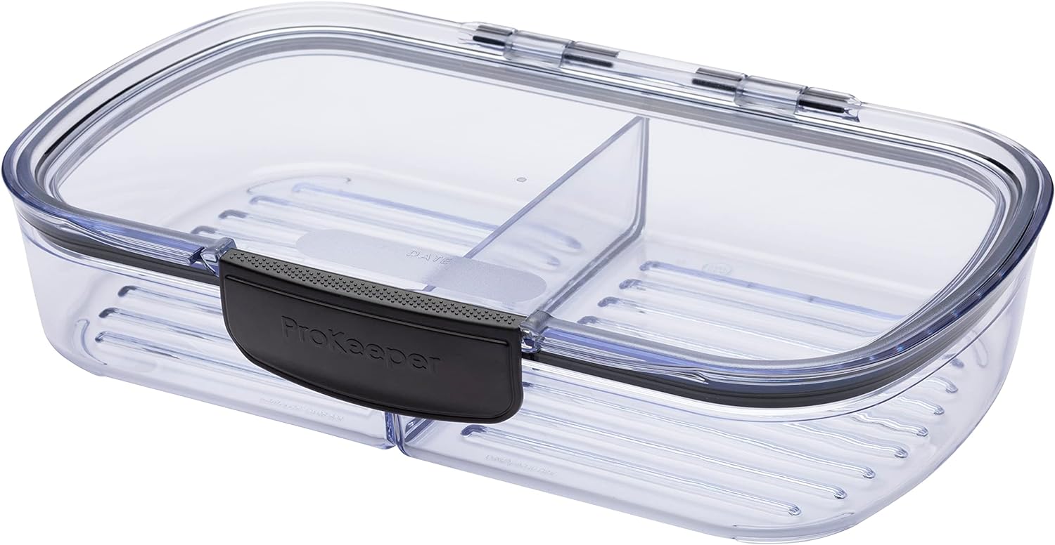 Progressive International Prokeeper + Deli (PKS-710C Split Deli), Clear ...