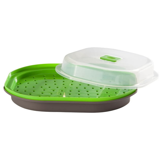 Progressive International Steamer Fish/Veggie, Gray - Walmart.com