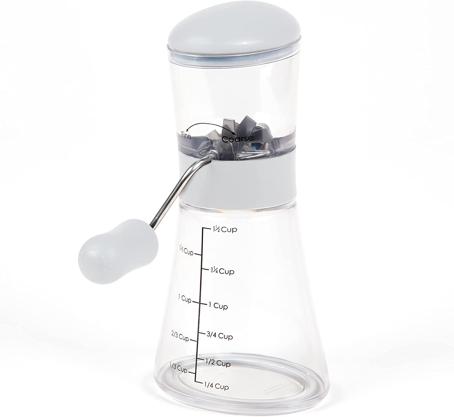 Progressive Nut Chopper with Non-Skid Base, White - Walmart.com