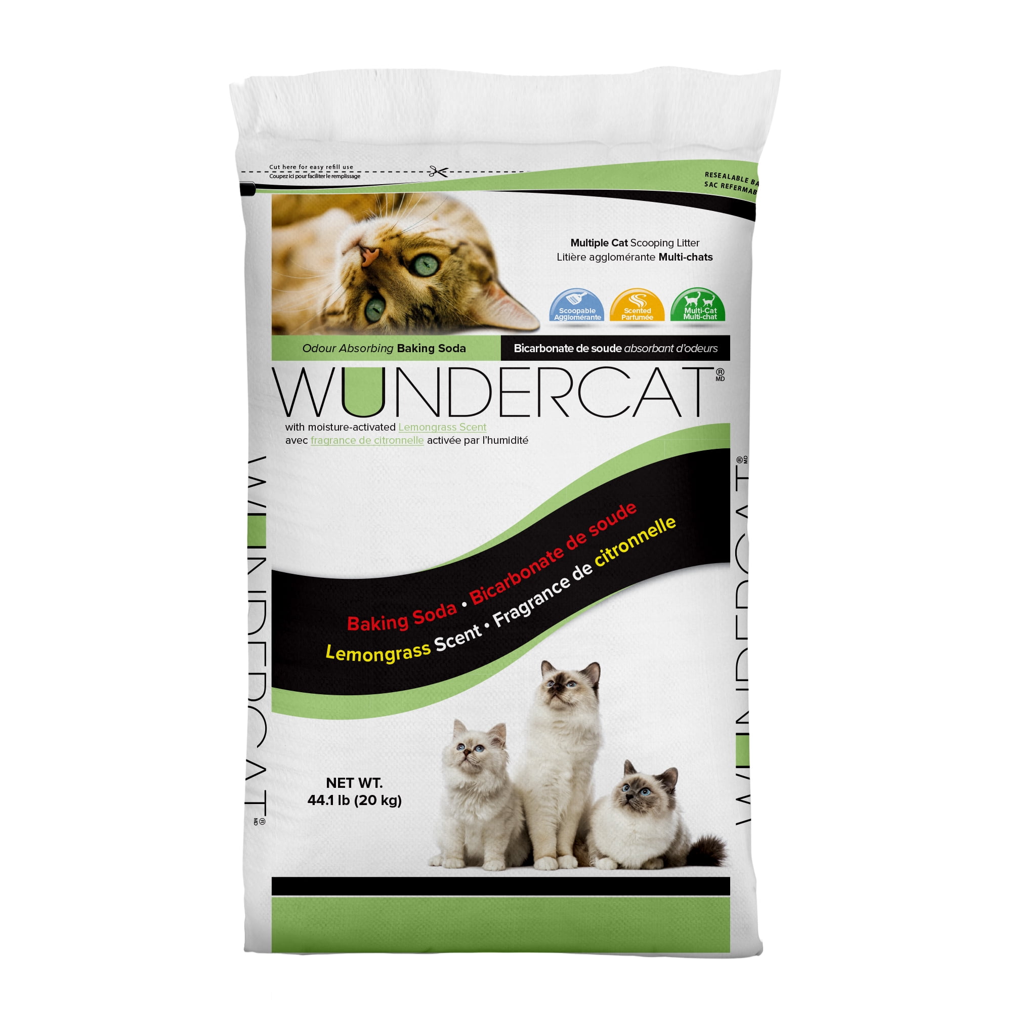 Progressive Planet Wundercat Scoopable Cat Litter with Lemongrass Scent ...