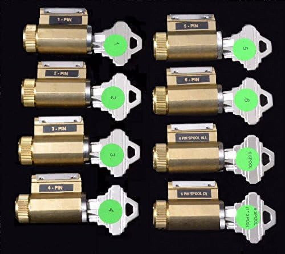 Progressive Practice Lock Assortment Set of 8 Educational Aid (KW ...