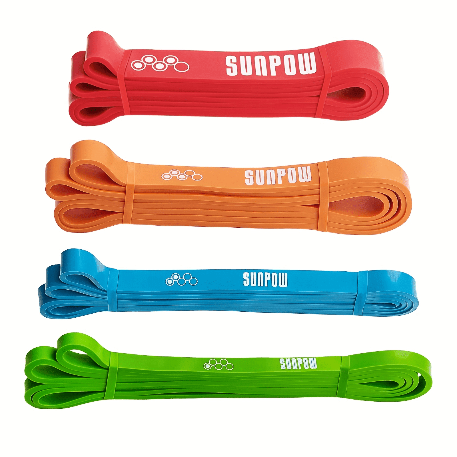 Progressive Resistance Bands Set (3/4/5-Pack) - Heavy Duty Workout ...