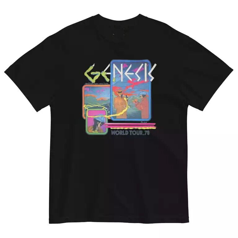 Progressive Rock Era-Inspired Shirt with Vintage Tour Graphic, S-3XL ...