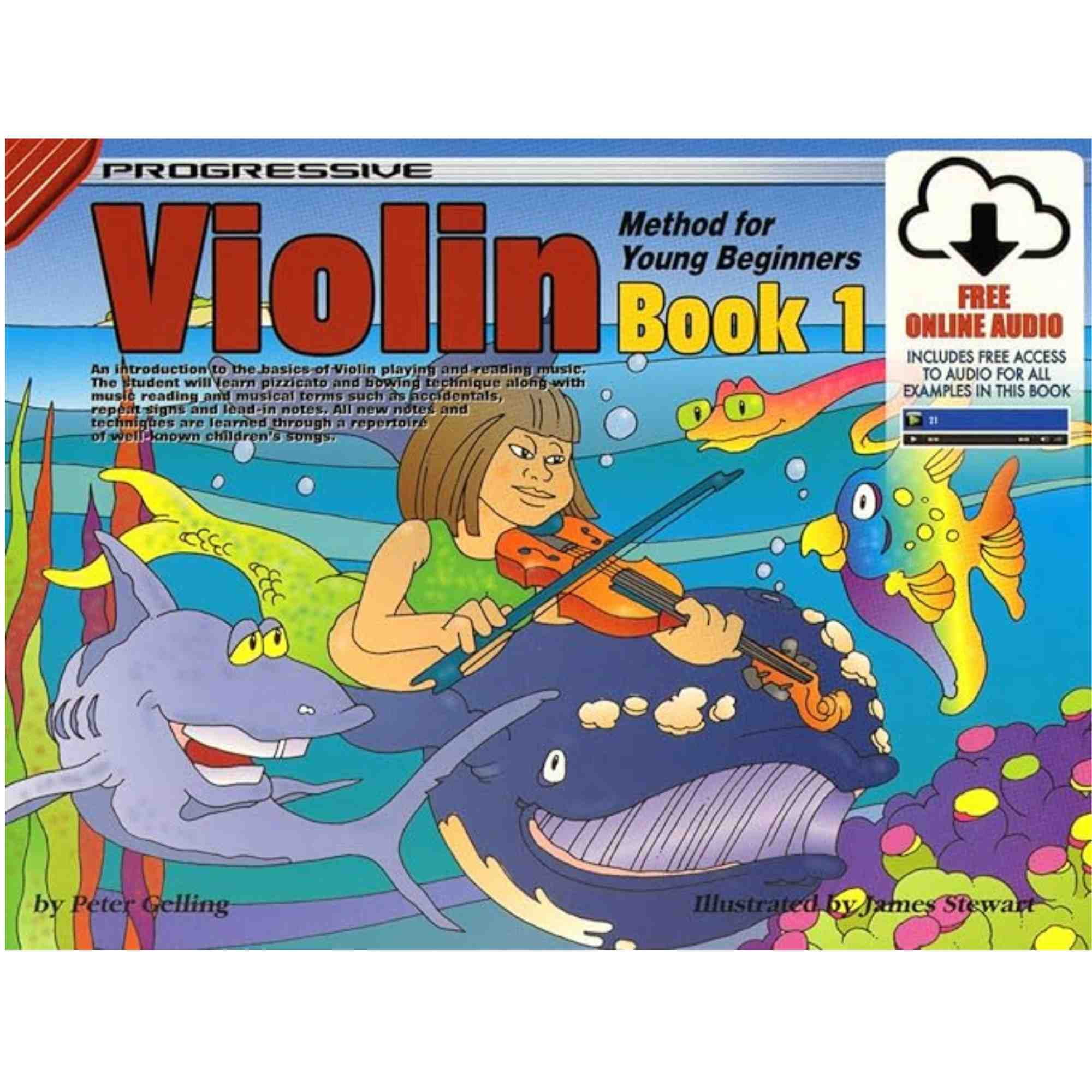 Progressive Violin Method for Young Beginners Book 1 - Book/Online Audio - Walmart.com