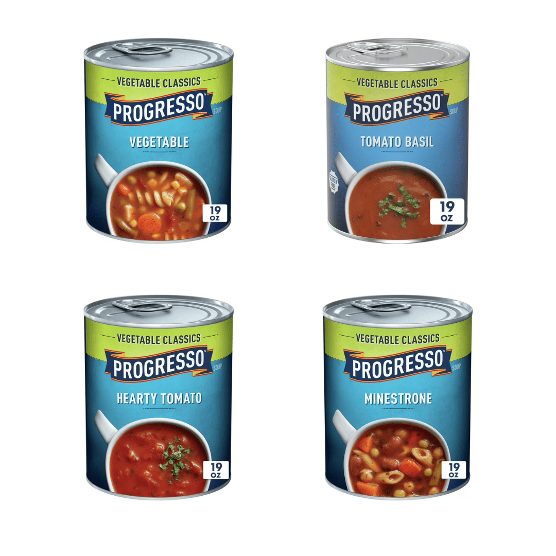 Progresso 8-Can Soup Sampler – A Tasty Assortment of Comforting Soups ...