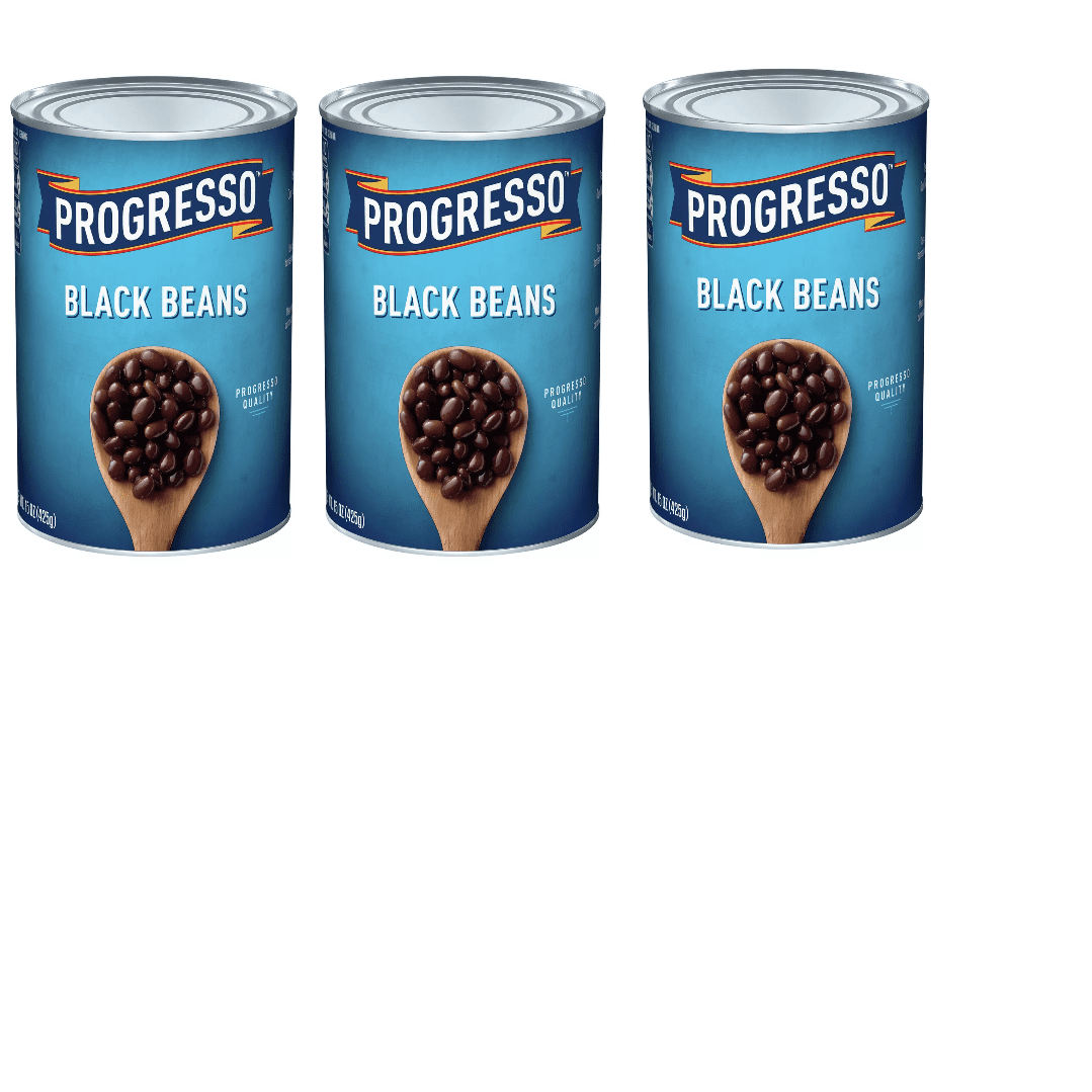 Progresso Black Beans, 15 oz pack of 3 - Walmart.com
