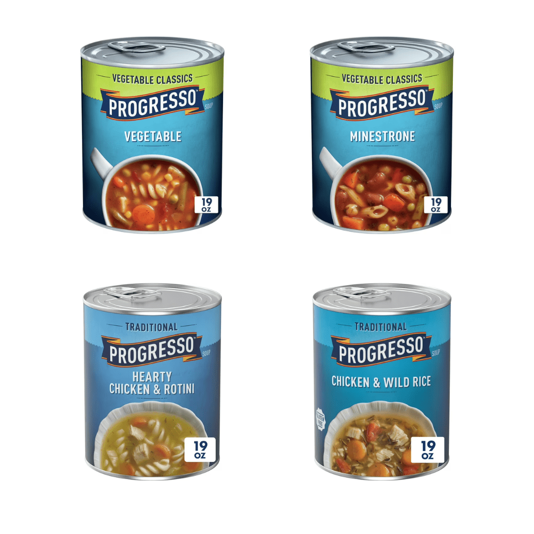Progresso Classic Soup 8-Pack – A Variety of Delicious, Ready-to-Eat ...