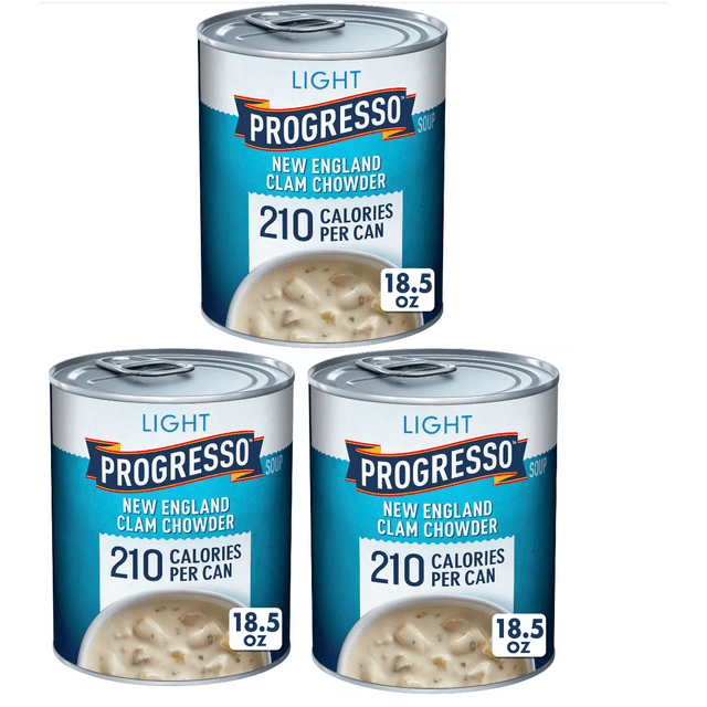 Progresso Gluten Free Light New England Clam Chowder - 18.5oz pack of 3 ...