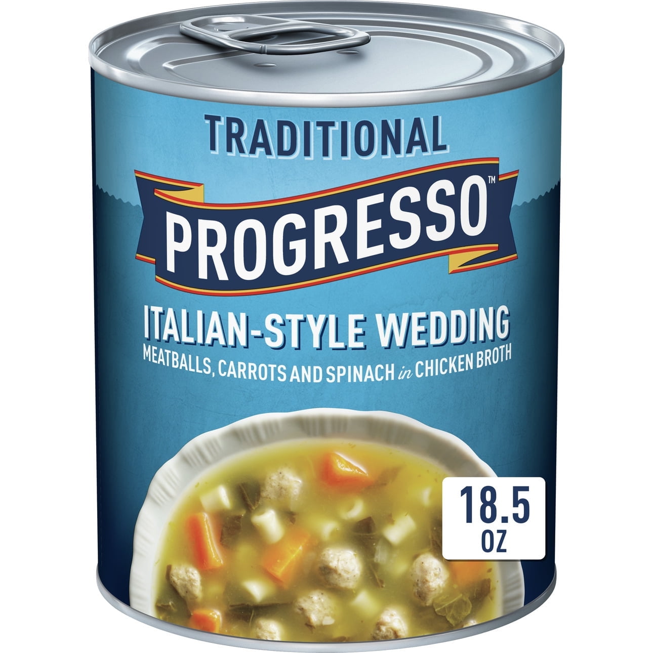 Progresso Italian-Style Wedding Soup, Traditional Canned Soup, 18.5 oz ...