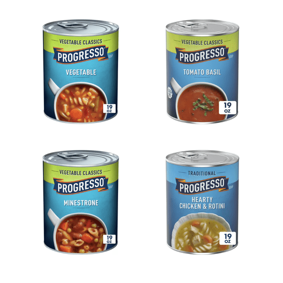 Progresso Quick Comfort Soup Pack – A 8-Variety Collection of Delicious ...