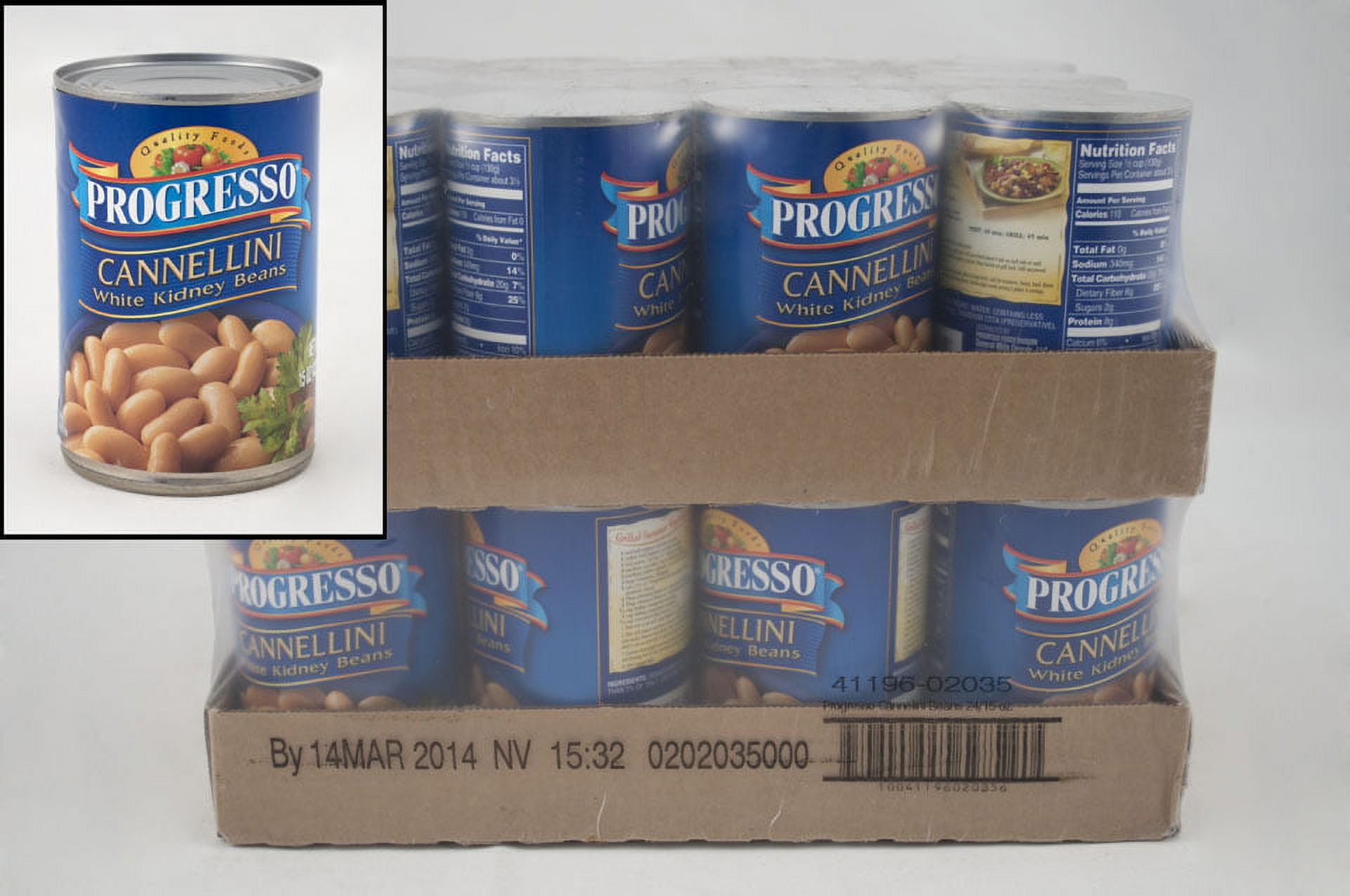Progresso(R) Beans Cannellini Gluten free 15oz (PACK OF 24) - Walmart.com