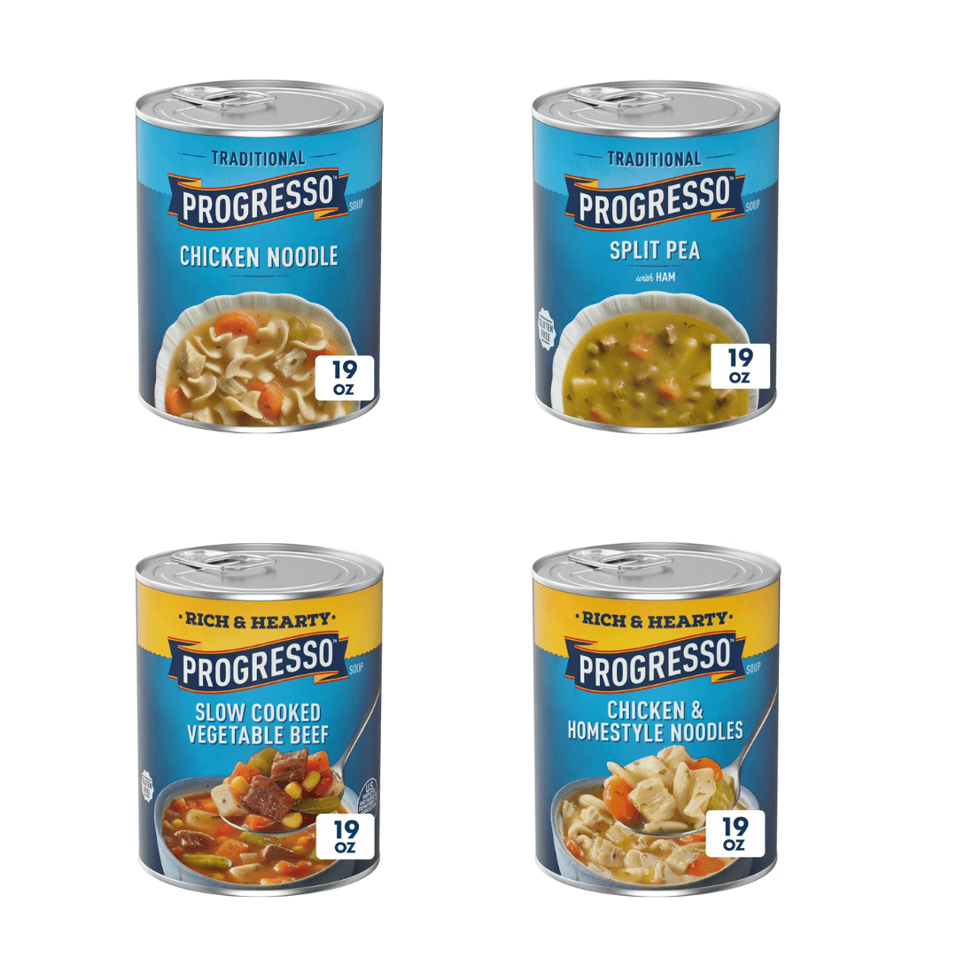 Progresso Soup Variety Pack – A Delicious Selection of 8 Nourishing ...