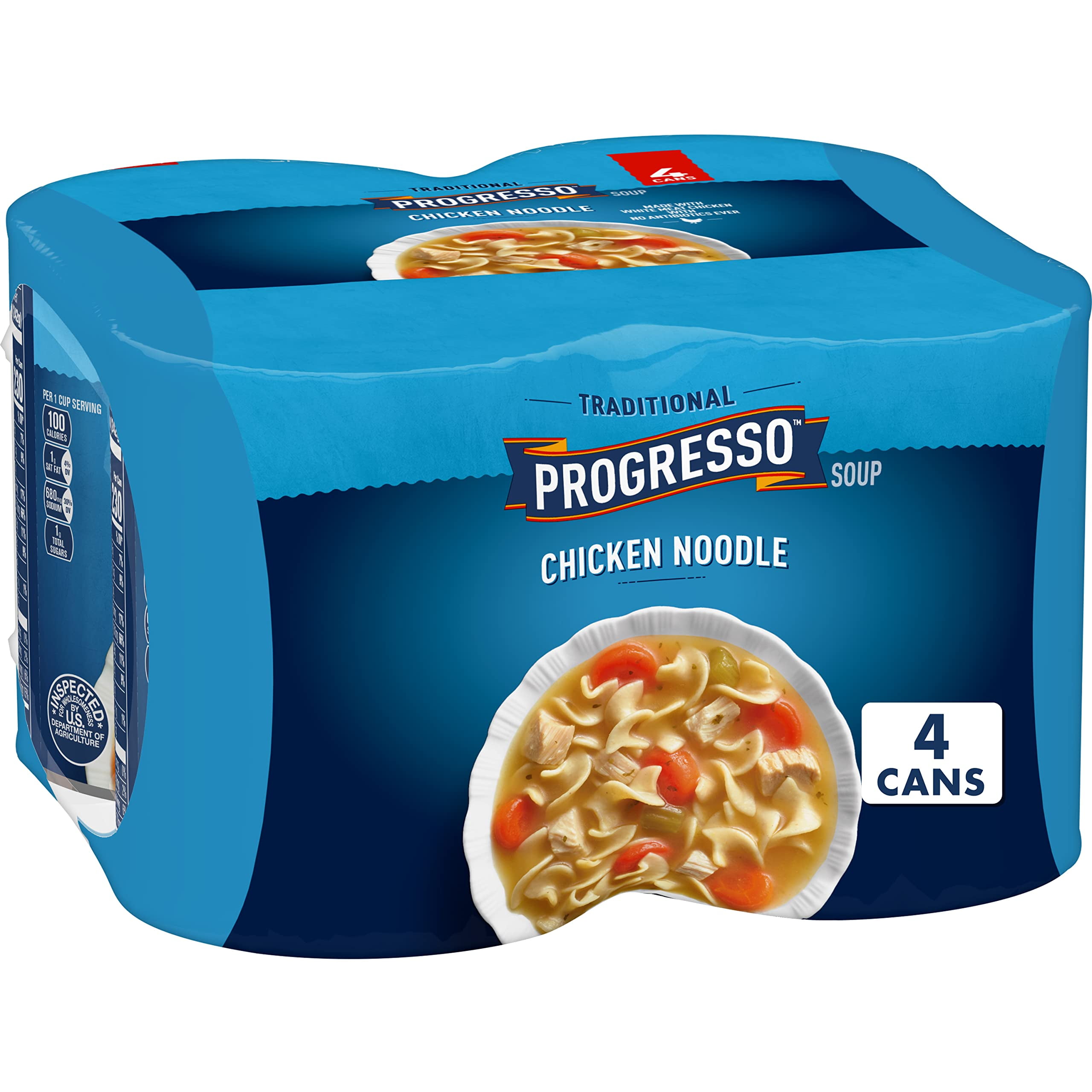 Progresso Traditional, Chicken Noodle Soup, Ready To Serve, 19 Oz., 4 ...