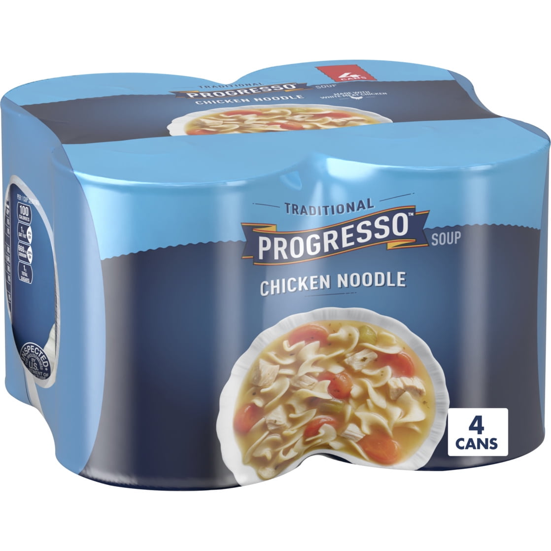 Progresso Traditional, Chicken Noodle Soup, Ready To Serve, 19 oz., 4 ...