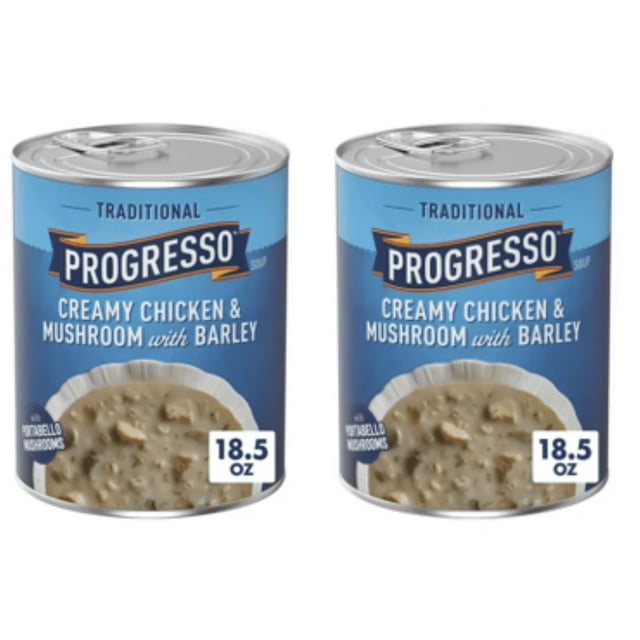 Progresso Traditional Creamy Chicken & Mushroom Soup With Barley 18.5oz ...