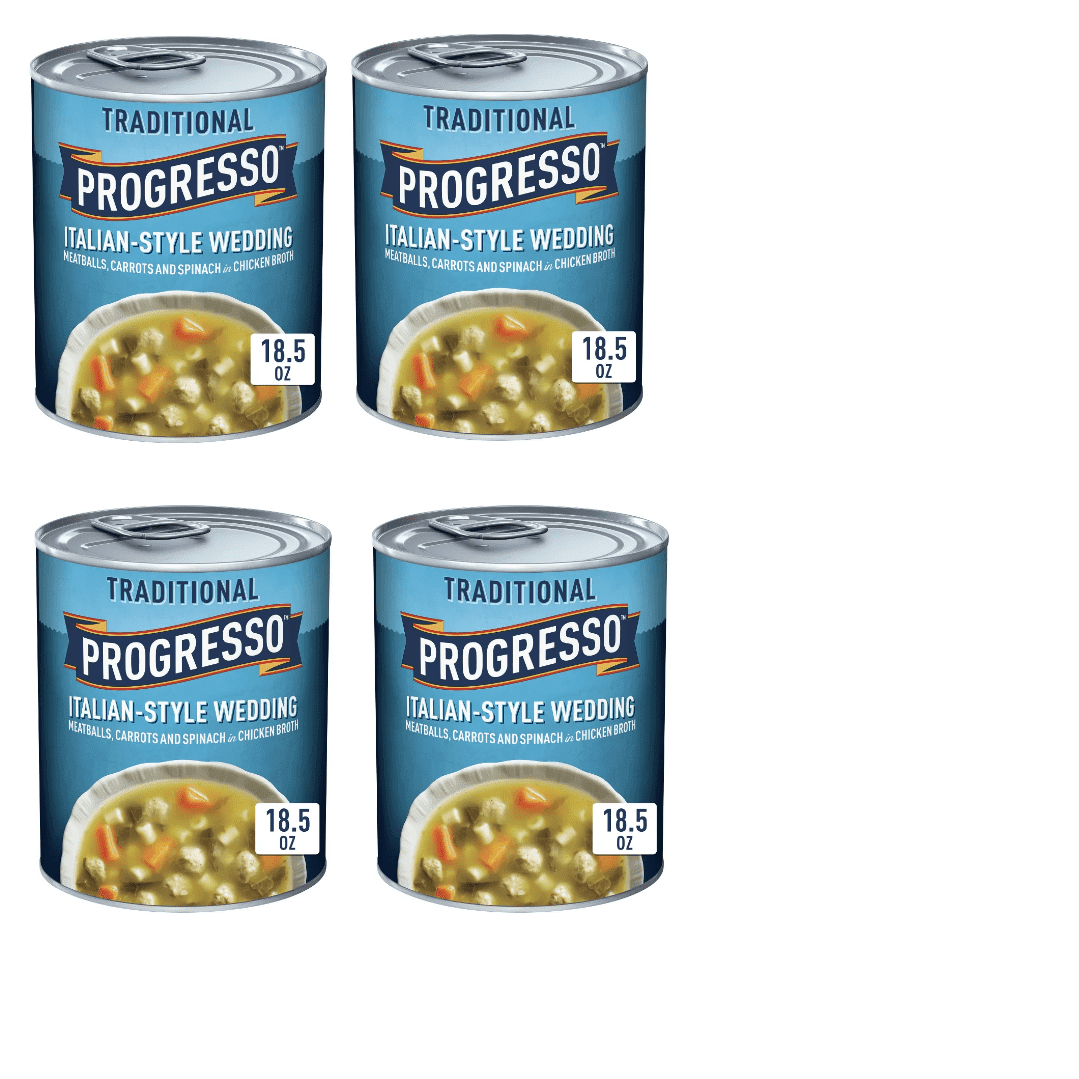 Progresso Traditional Italian-Style Wedding Soup - 18.5oz pack of 4 ...