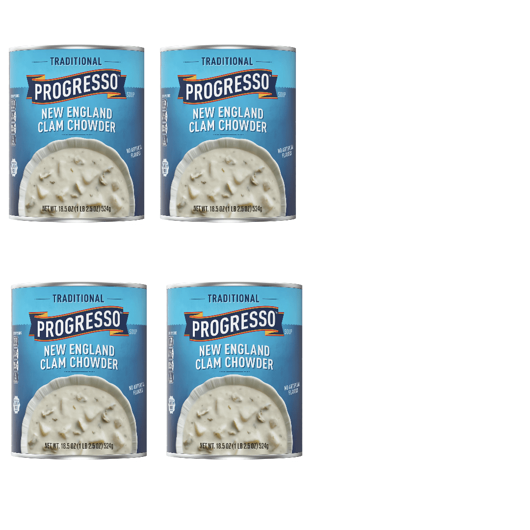 Progresso Traditional New England Clam Chowder Soup, 18.5 oz - Classic ...