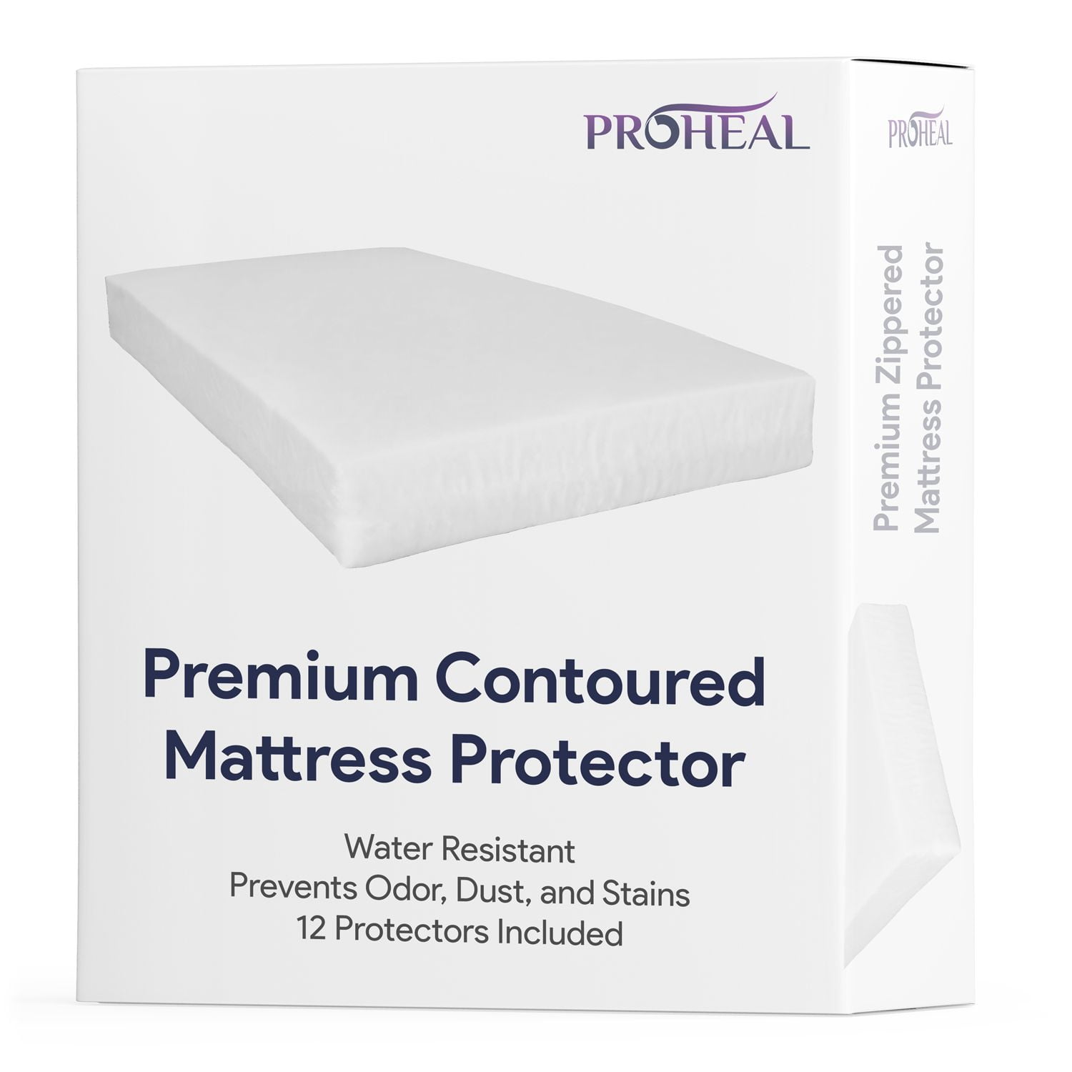Proheal Contoured Hospital Bed Mattress Protector - Waterproof, Dust ...